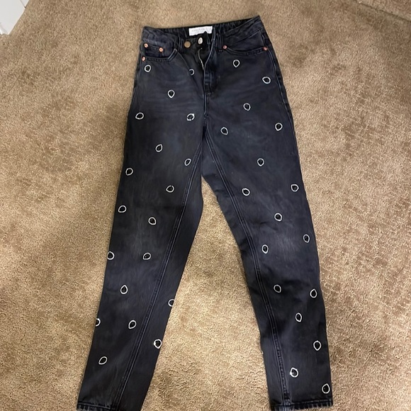 Topshop | Jeans | These Are Alien Black Jeans | Poshmark